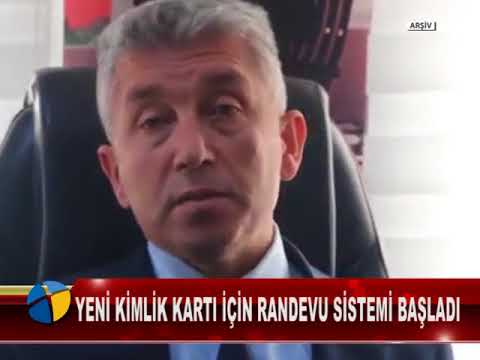 YENİ KİMLİK KARTI İÇİN RANDEVU SİSTEMİ BAŞLADI