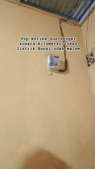 ketika kilometer token listrik bunyi di jam 2malam. #shortvideo #shorts ...