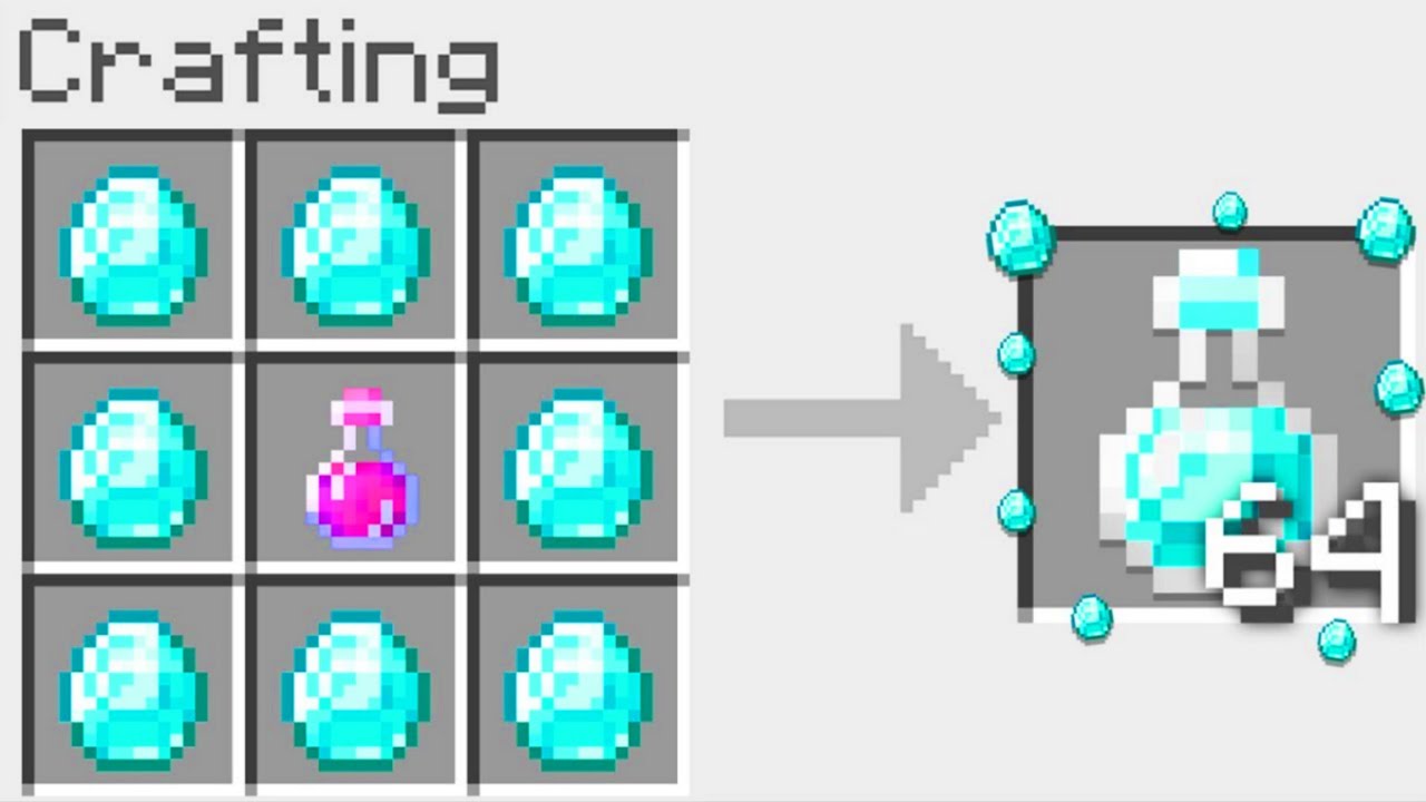 Minecraft but There are CUSTOM OP POTIONS... - YouTube