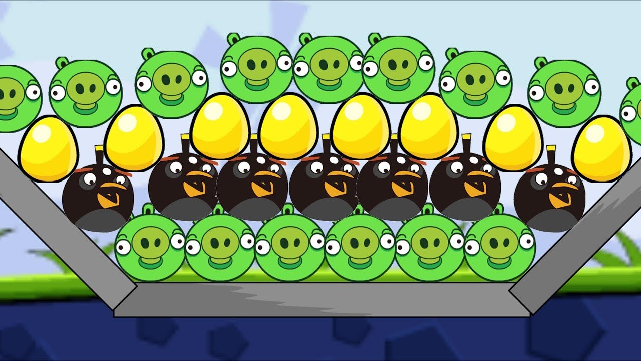 Angry Birds Bomb - BLAST OUT ALL PIGGIES GAMEPLAY WALKTHROUGH! - YouTube