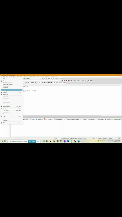 C Programming Code Blocks How To Write And Execute C Program Shorts Shortvideo 