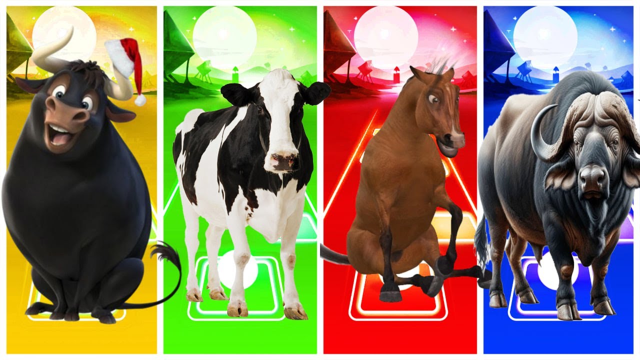 Ferdinand 🆚 Funny Cow 🆚 Ice Age Manny 🆚 Funny Horse – Coffin Dance Song ...