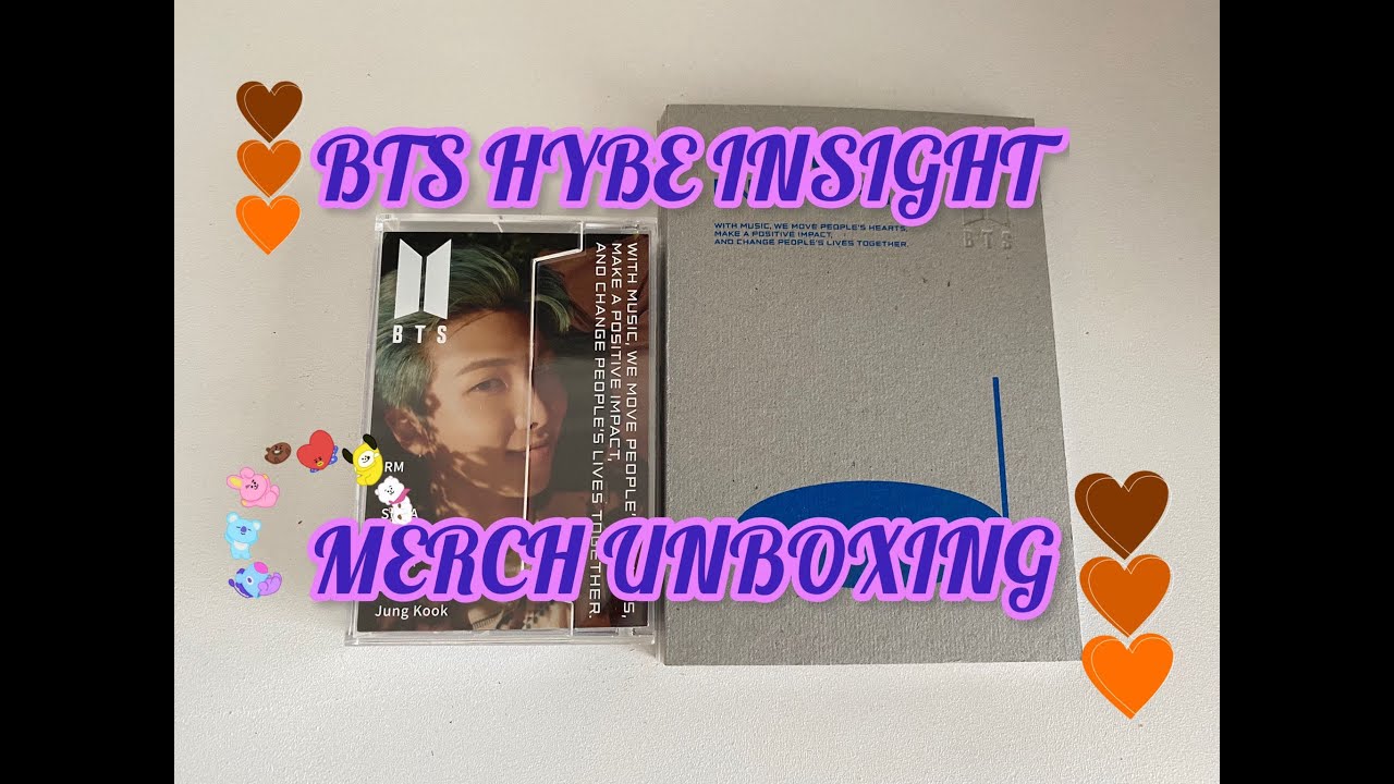 BTS (방탄소년단) HYBE INSIGHT MERCH UNBOXİNG - YouTube