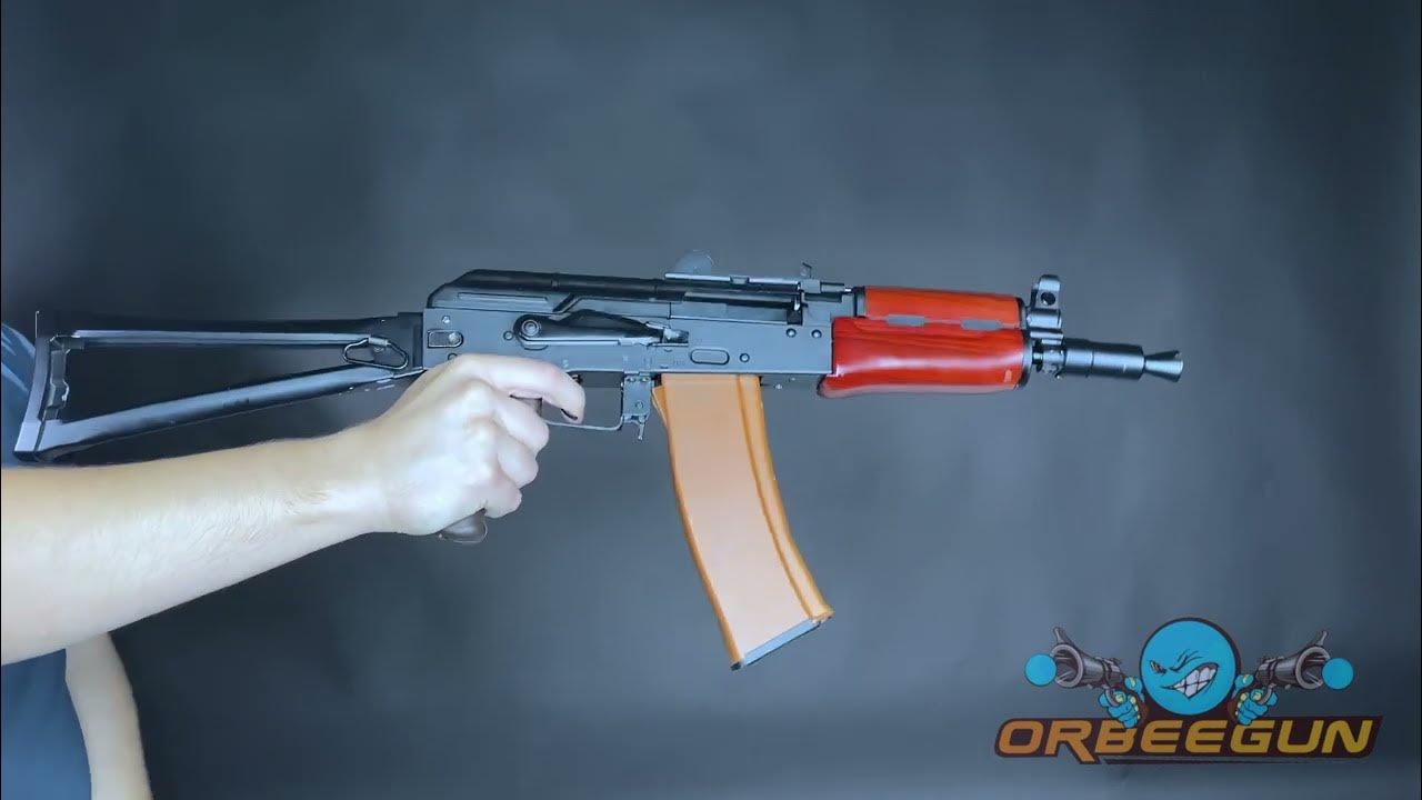 Гидробольный автомат RX AKS74U 655B: сборка и стрельба - YouTube