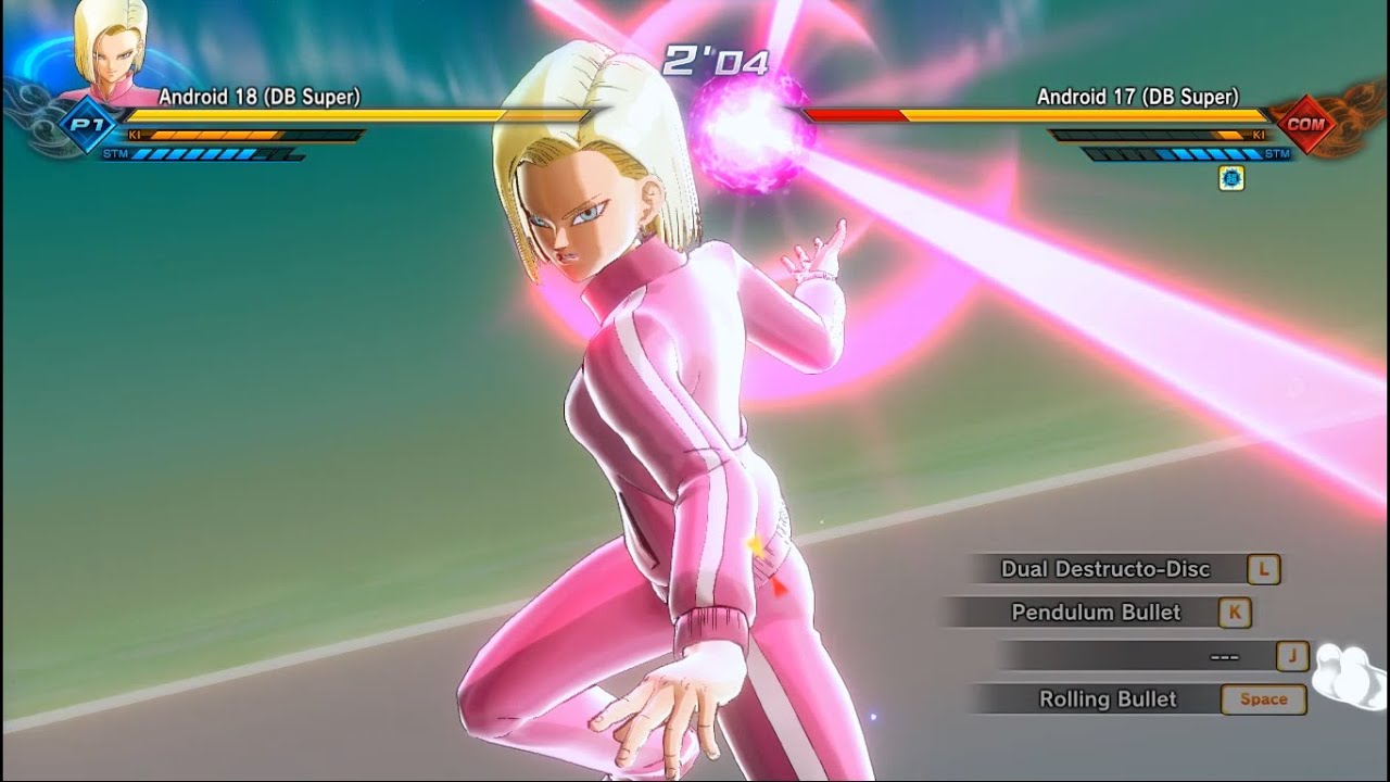 DB Xenoverse 2 - DBS Android 18 vs. DBS Android 17 [JPV] - YouTube