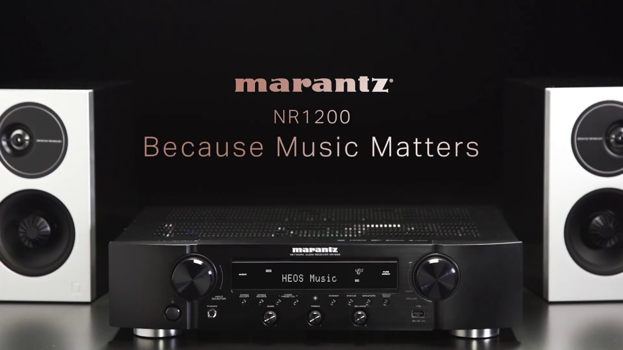 Marantz NR1200 Slim Stereo Network Receiver with HEOS Built-in (HU ...