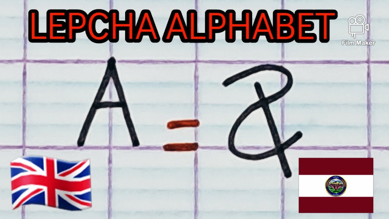 How to learn the Lepcha Alphabet / LEPCHA LANGUAGE - YouTube