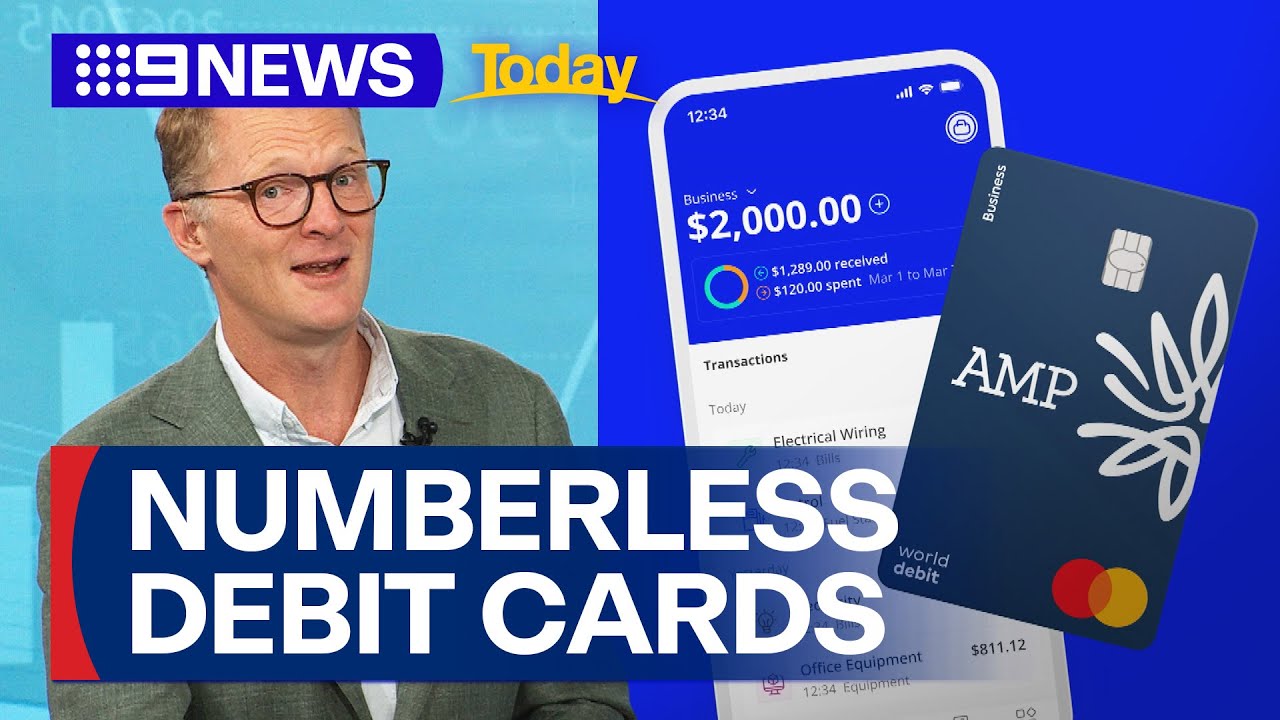 Major bank announces Australia's first numberless debit card | 9 News ...