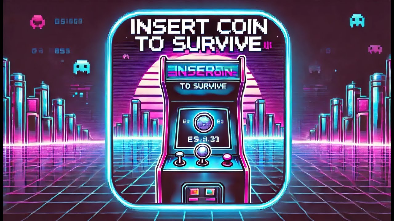 INSERT COIN TO SURVIVE ⚡ 8-Bit Synthwave Ride - YouTube