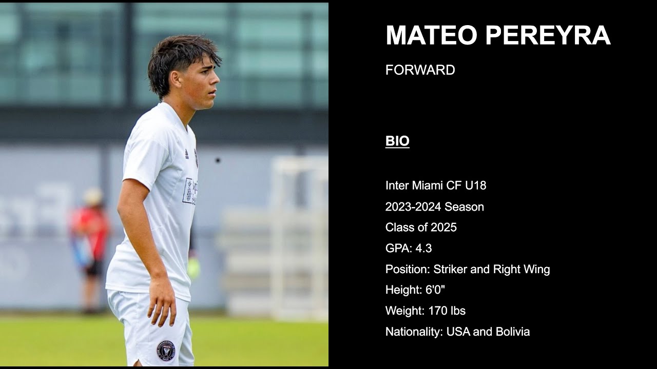 Mateo Pereyra 2023-2024 Season Highlights - YouTube