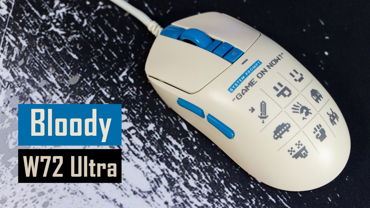 Bloody W72 Ultra легка ігрова миша 🖱 в ретро стилі і продуктивним ...