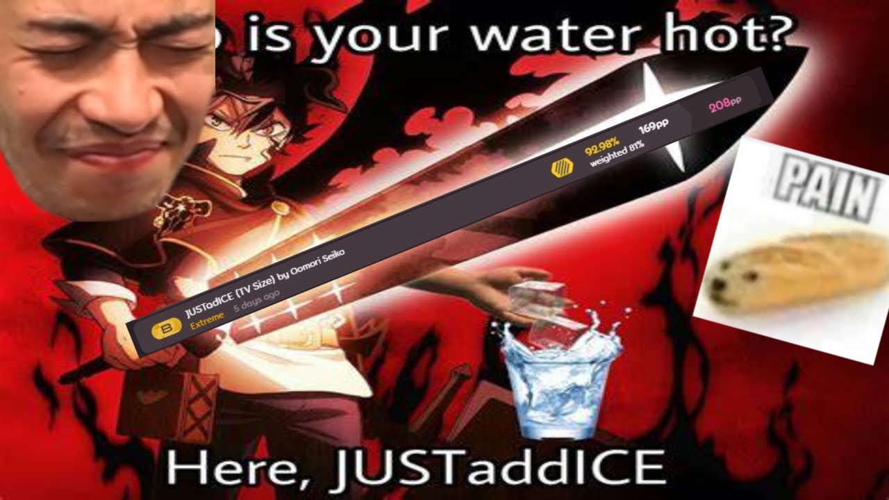 osu! highlights Justadice B rank Agane PAINSCHAMP - YouTube