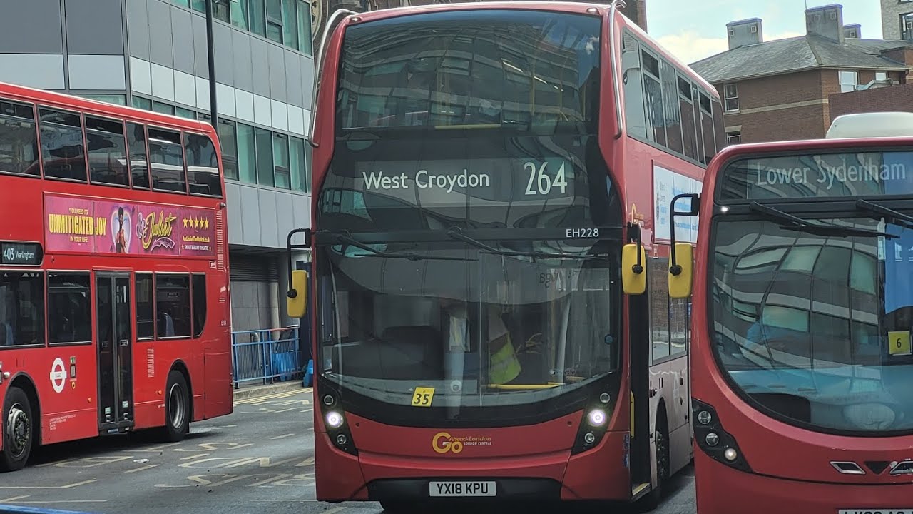 *First Day of Go Ahead/Wierd Axles* Go Ahead London EH228 YX18KPU route ...