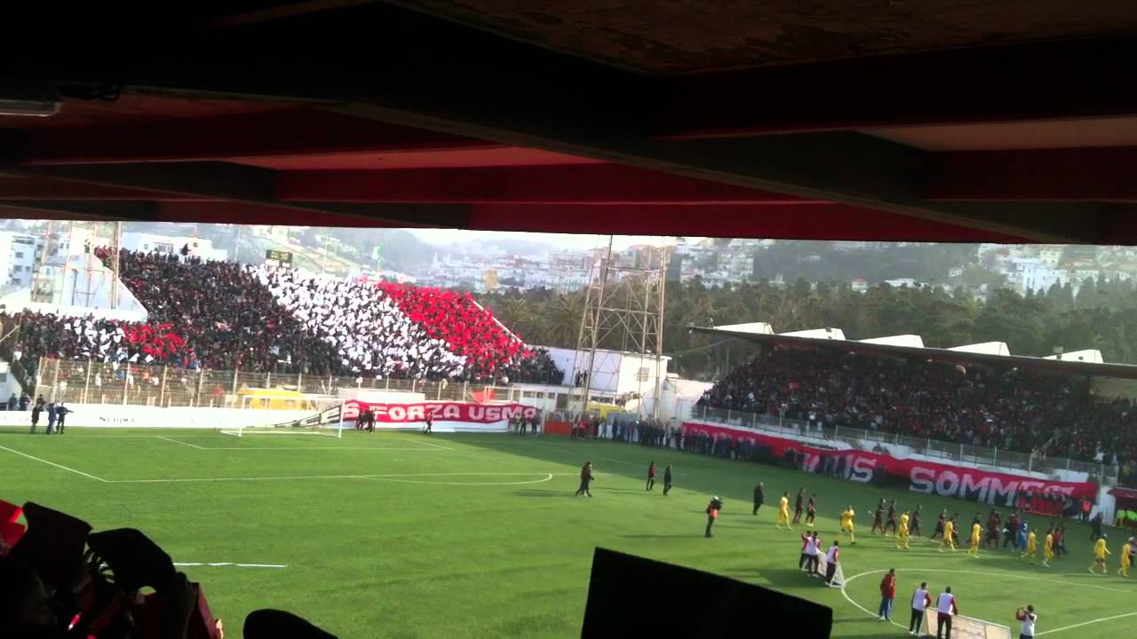 tifo USMA vs JSK coupe d'algerie - YouTube