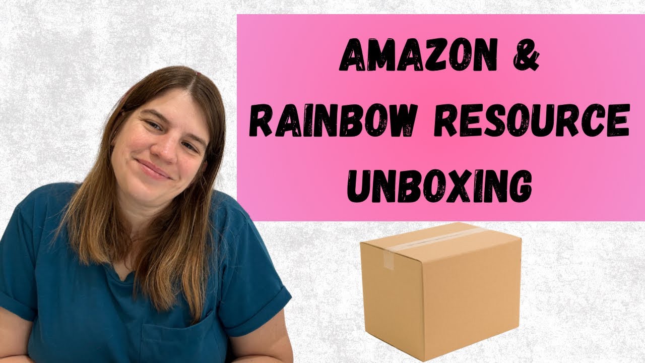 Amazon & Rainbow Resource Unboxing - YouTube