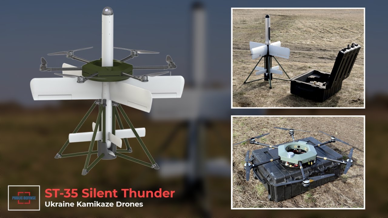 Ukraine Domestic Manufacturers Introduced ST-35 Silent Thunder Kamikaze ...