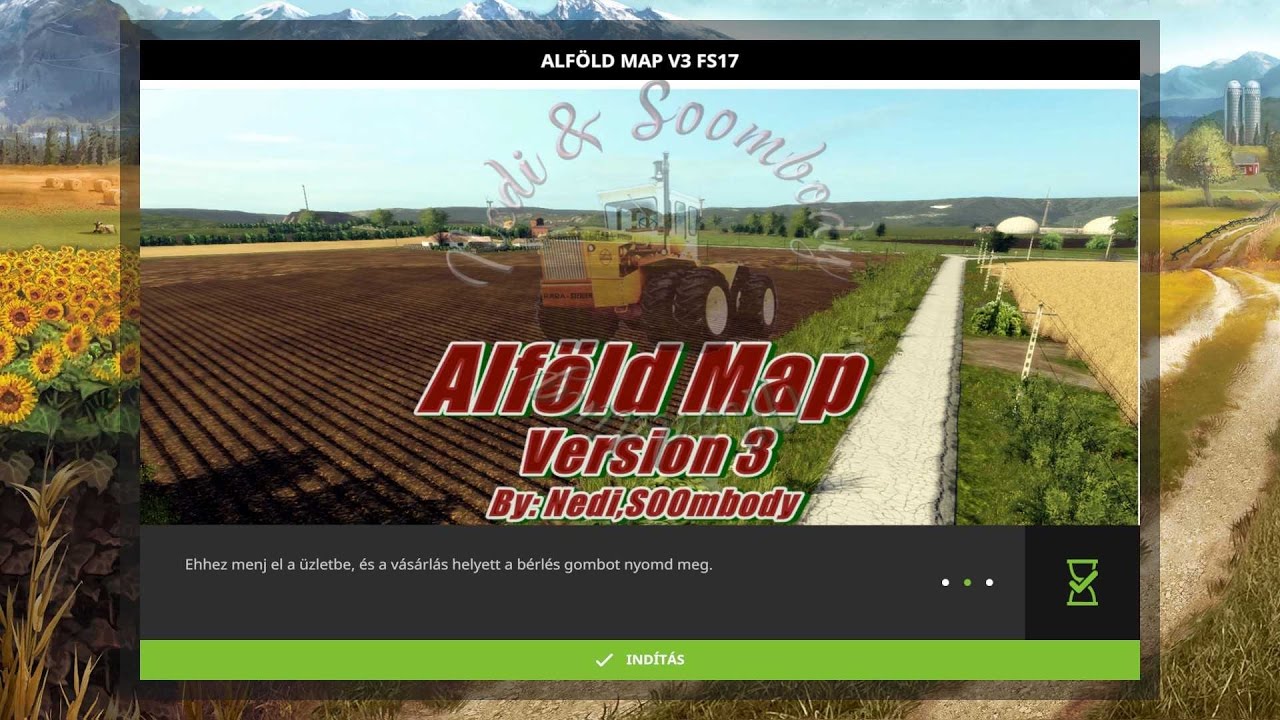 Farming Simulator 17 magyarul: Alföld Map V3 2. rész - YouTube