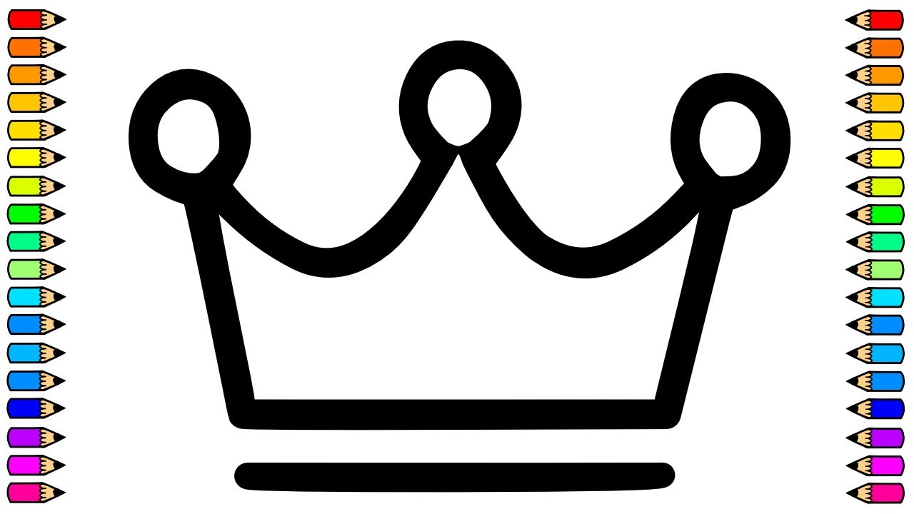 Cómo dibujar una CORONA / Dibujamos CORONA paso a paso / Dibujos para ...