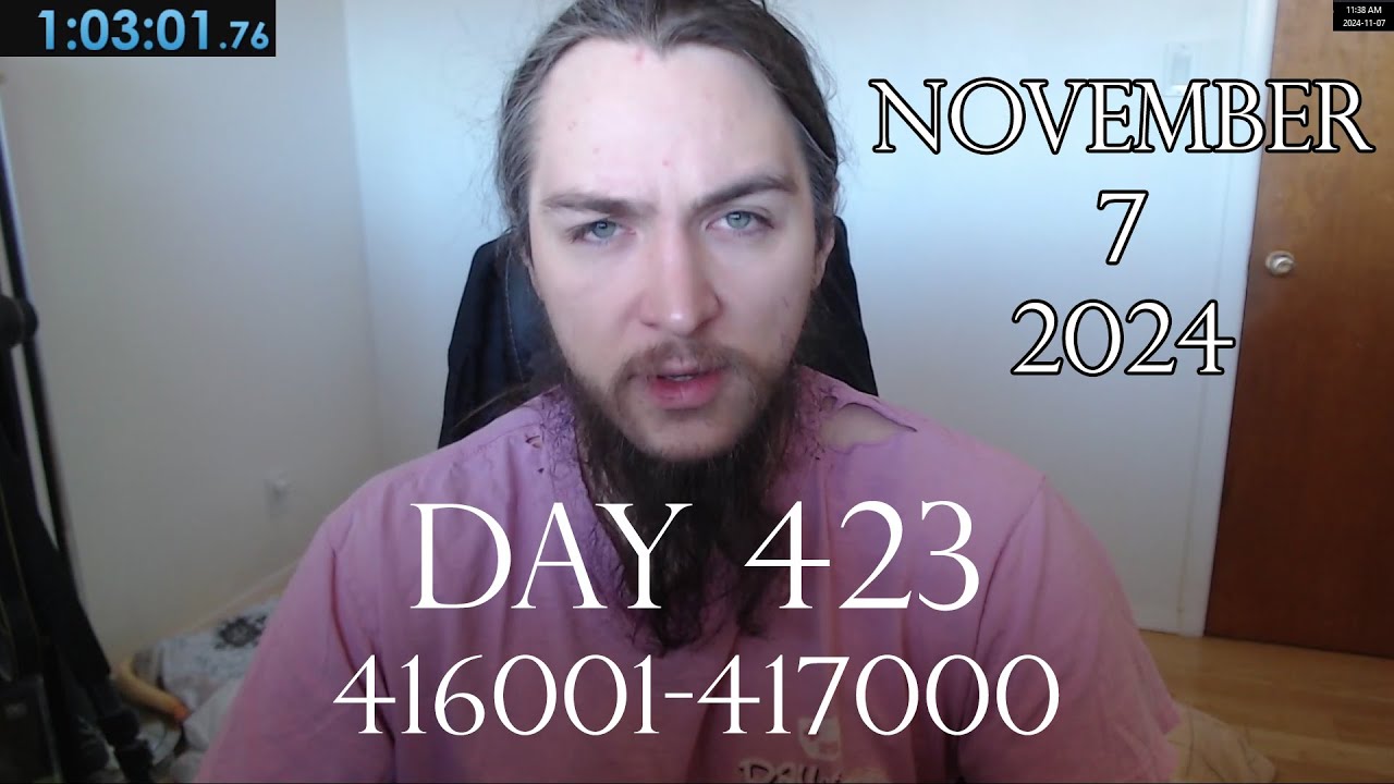 Counting And Writing Numbers (Day 423) (416001-417000) - YouTube