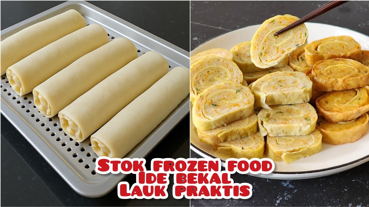 Resep rolade ayam udang. Bisa frozen food, cocok buat ide bekal anak ...