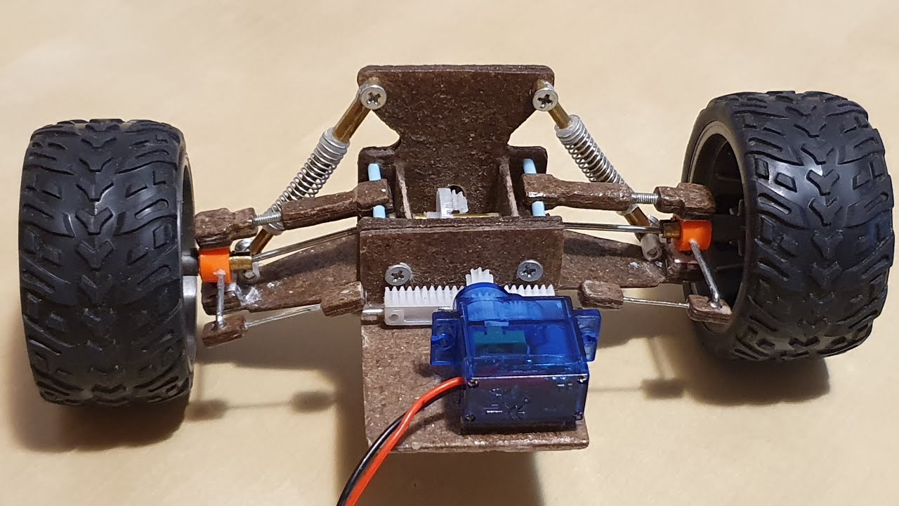 Car RC 4WD - Steering, suspension - front. Part 2/5 - YouTube