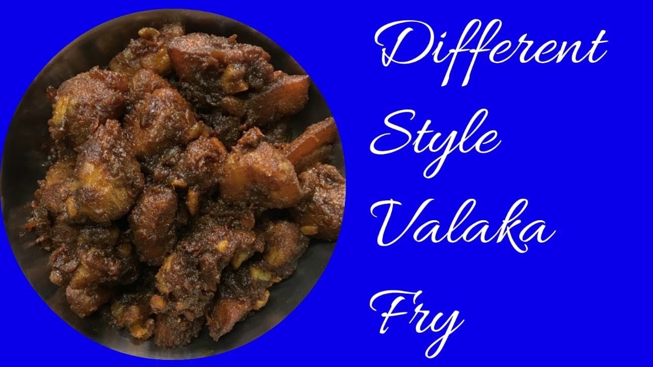 5 minutes dish valaka || different style valaka fry || tamil - YouTube