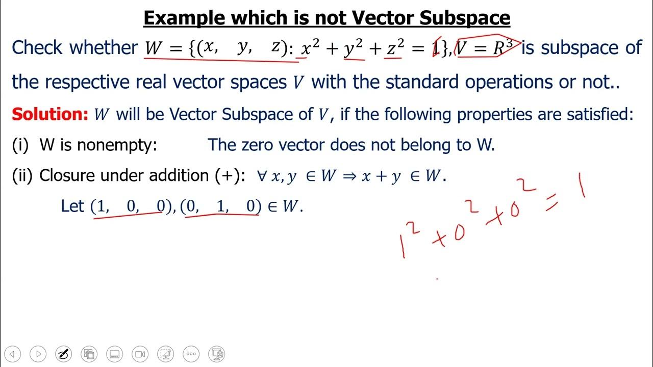 Unit-2-09-MFC-2-Examples which are not Vector Subspaces - YouTube