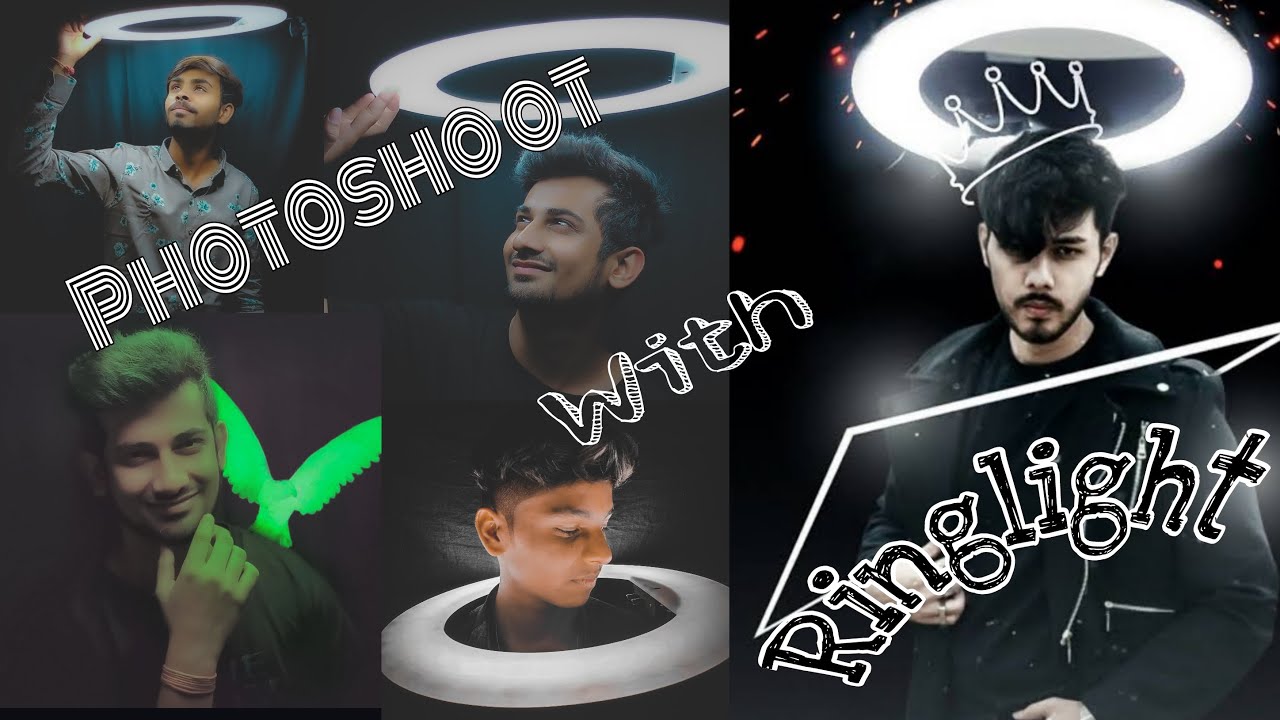 photoshoot with Ring light, photoshoot with ring light at home, poses ...