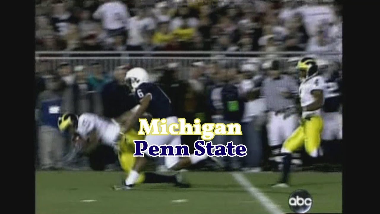 Penn State vs. Michigan 2006 GAME STORY - YouTube