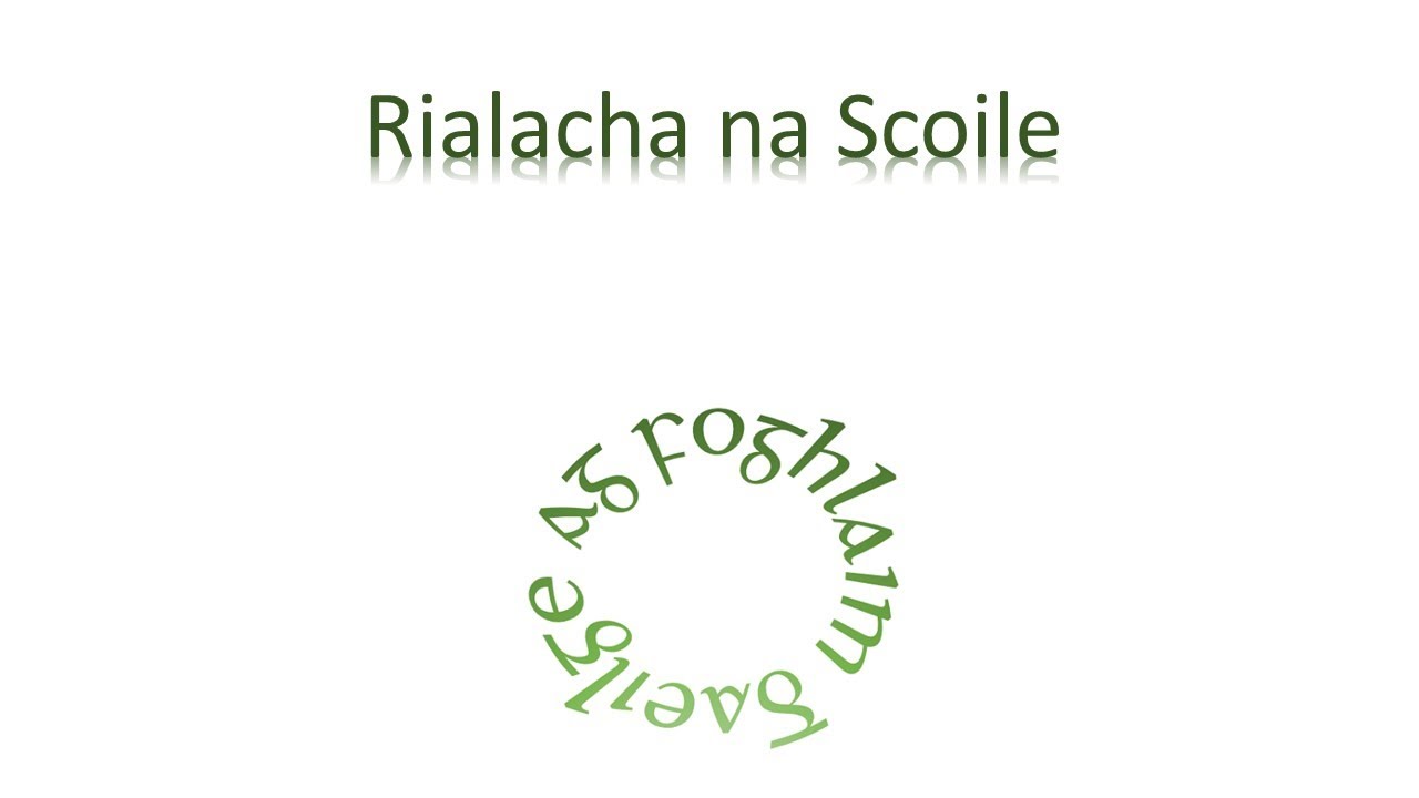 Sraith Pictiúr: Rialacha na Scoile - YouTube