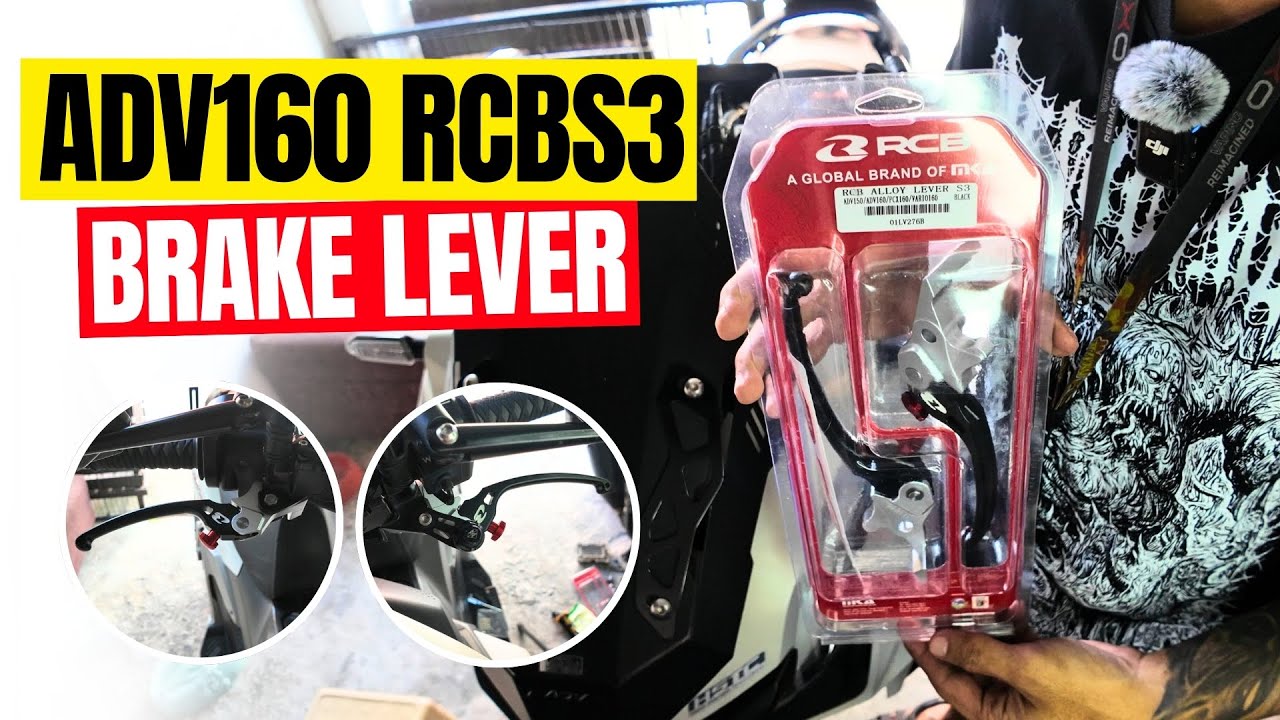 ADV160 | RCB S3 Brake Lever Installation - YouTube