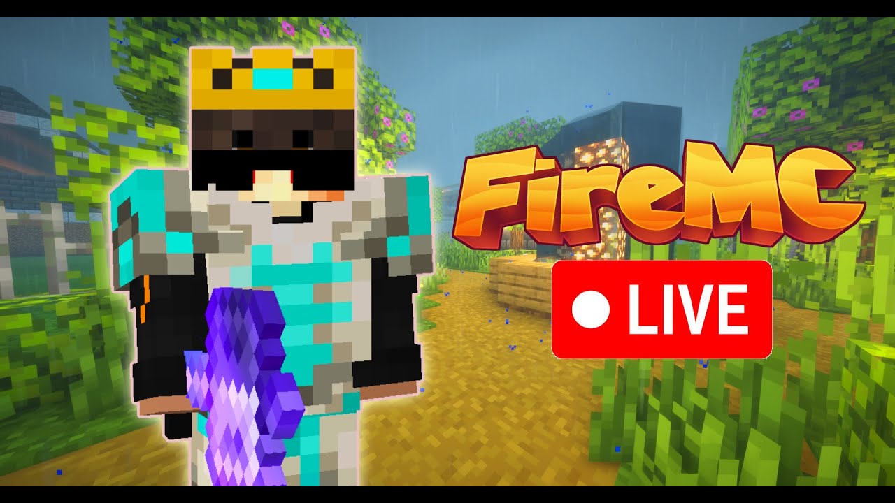 MINECRAFT Live In FIRE MC | @PSD1 Minecarft Live #minecraft #firemc ...