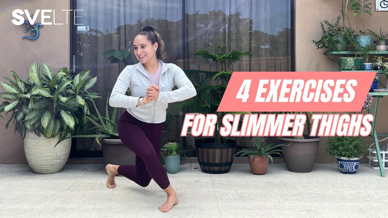 Top 4 Beginner-Friendly Exercises For Slimmer Thighs - YouTube