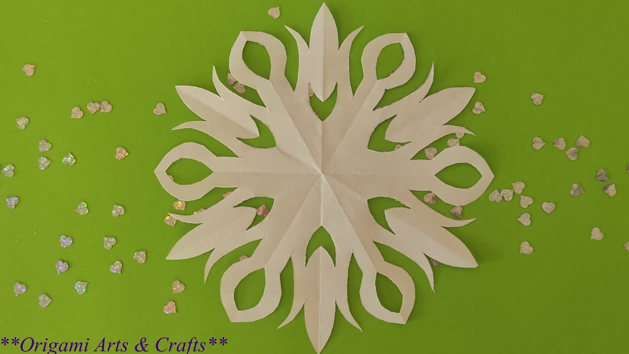 Origami snowflake - YouTube