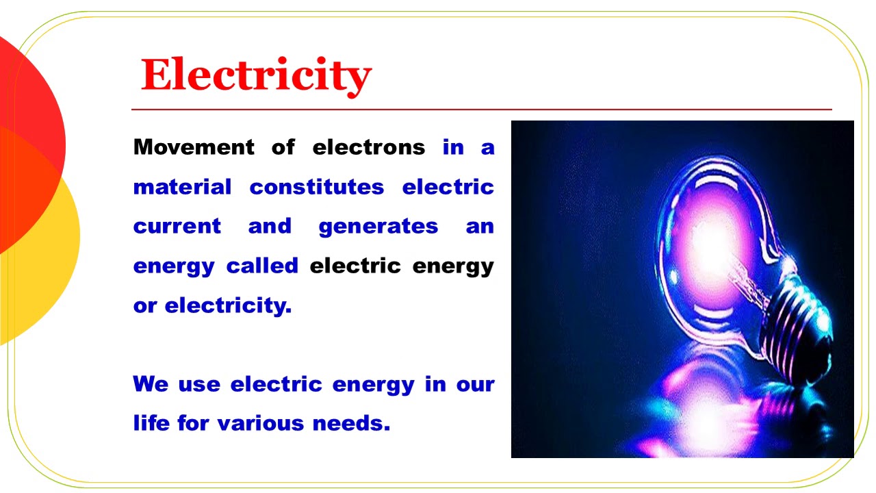 Electricity Introduction Class 8 Science - YouTube