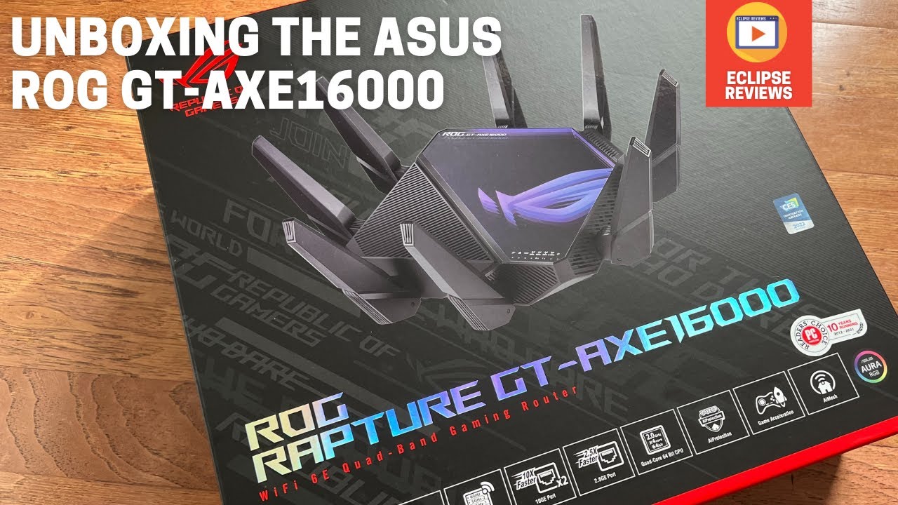 Unboxing Asus Rapture ROG GT-AXE16000 - YouTube