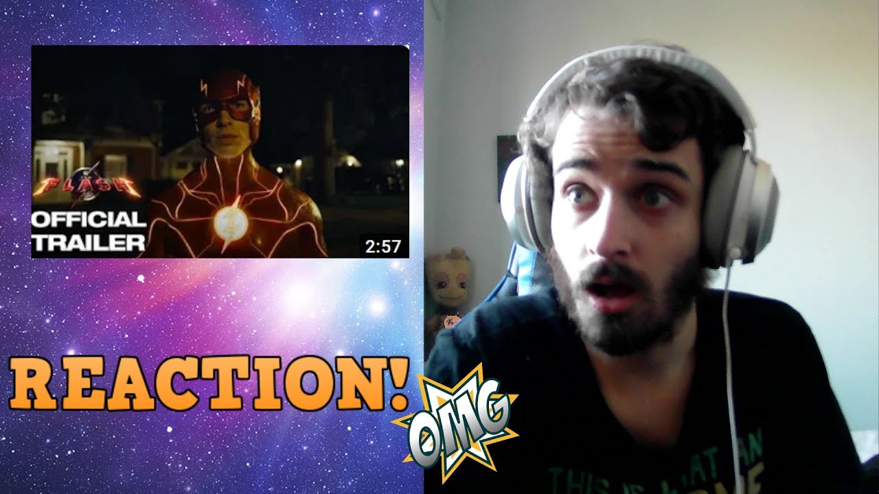 Reacting to The Flash – Official Trailer REACTION! - YouTube