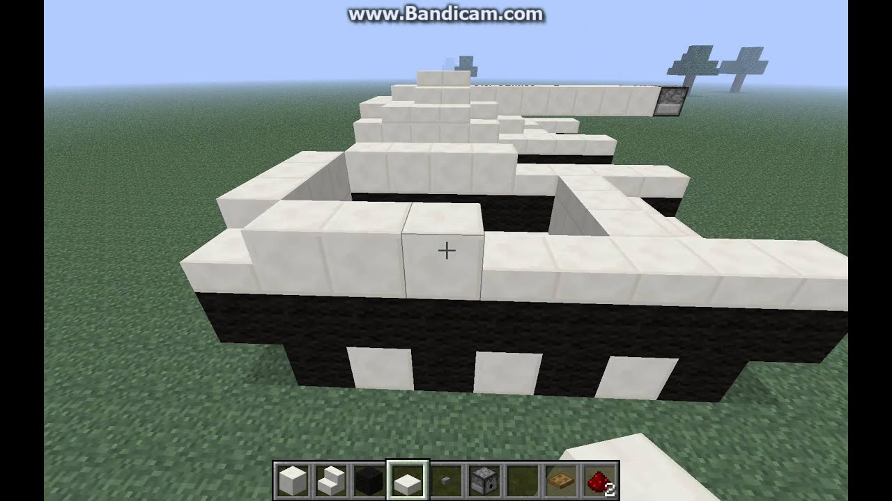 Minecraft: How to make a shooting Battle Tank! - YouTube
