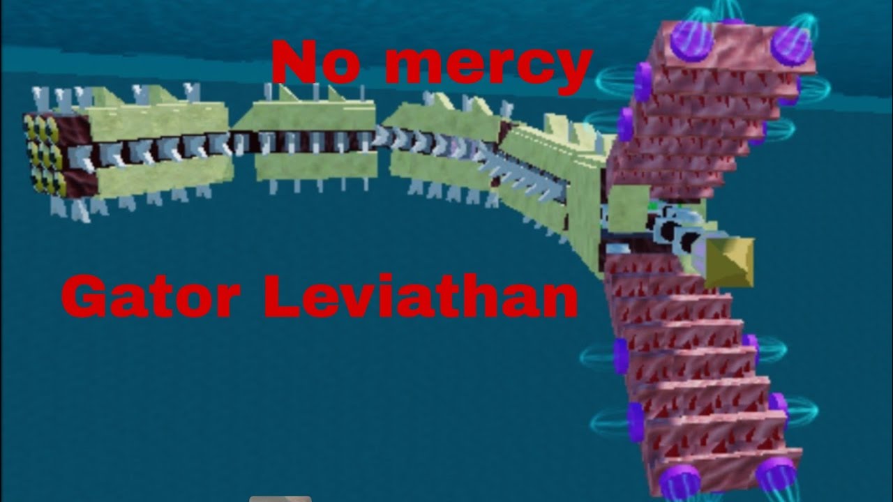 Gator Leviathan Gameplay [Roblox Evolve 3D] - YouTube