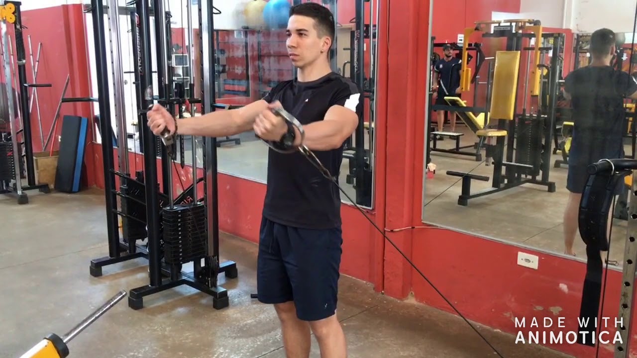 Crucifixo no Cross Polia Baixa - YouTube