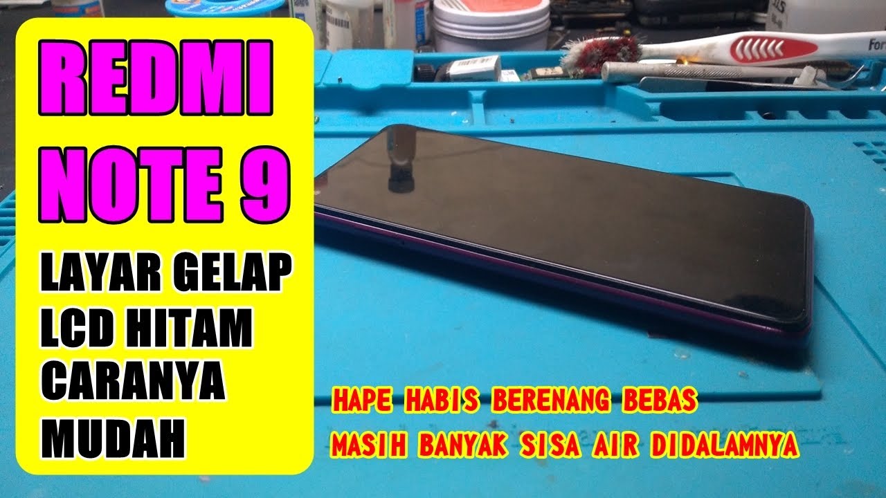 XIAOMI REDMI NOTE 9 MATI (backlight solution) - YouTube