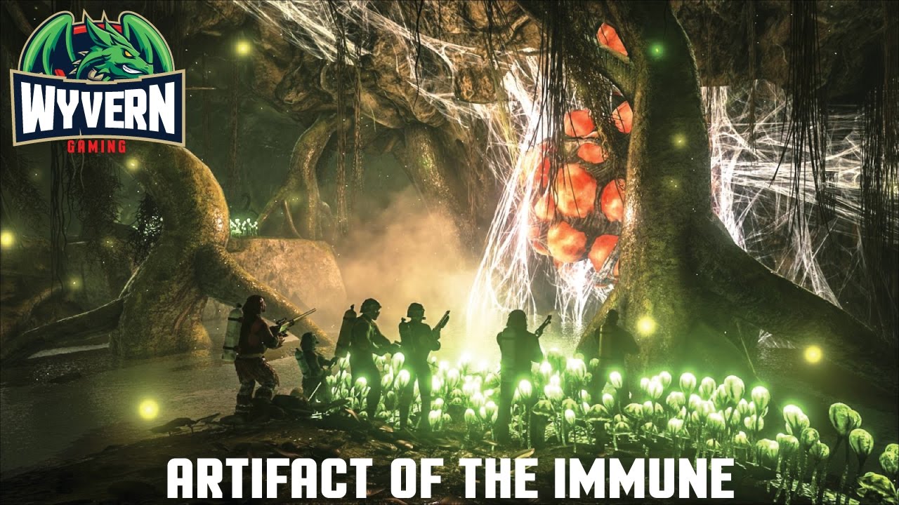 ARK Survival Evolved - Swamp Cave / Artifact of the Immune - YouTube