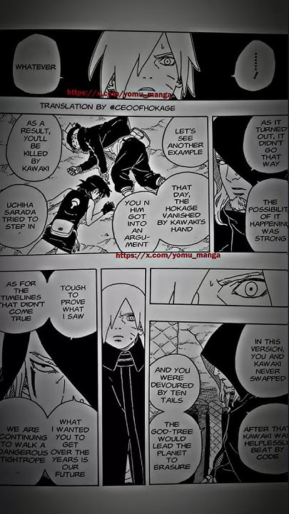 Jj Boruto And Sarada Chapter 13 Borutobluevortex Borutouzumaki Boruto Sarada Fypシ゚viral