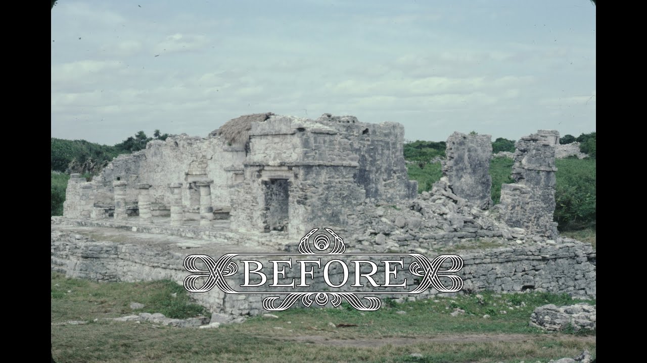 Yucatan Ruins - Nature Photo Restoration Timelapse - YouTube