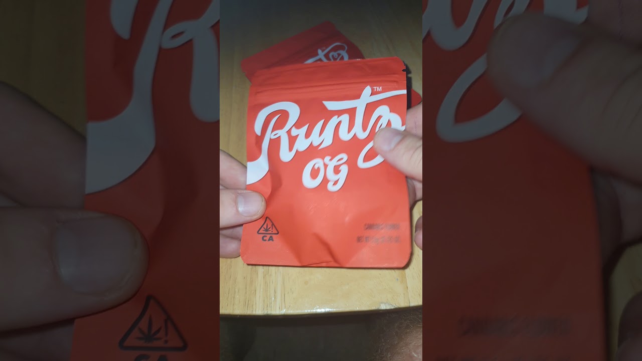 Cali pack Runtz OG weed review - YouTube