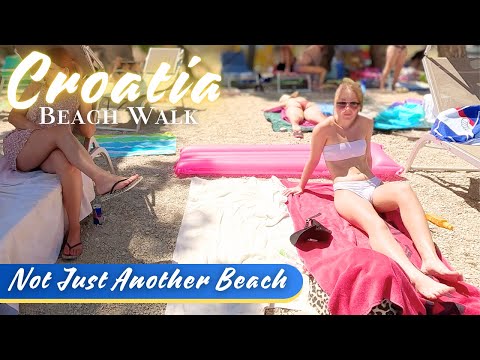 Beach Walk | Peacefully Walking along the Coast of Makarska and Relaxing with Olivia