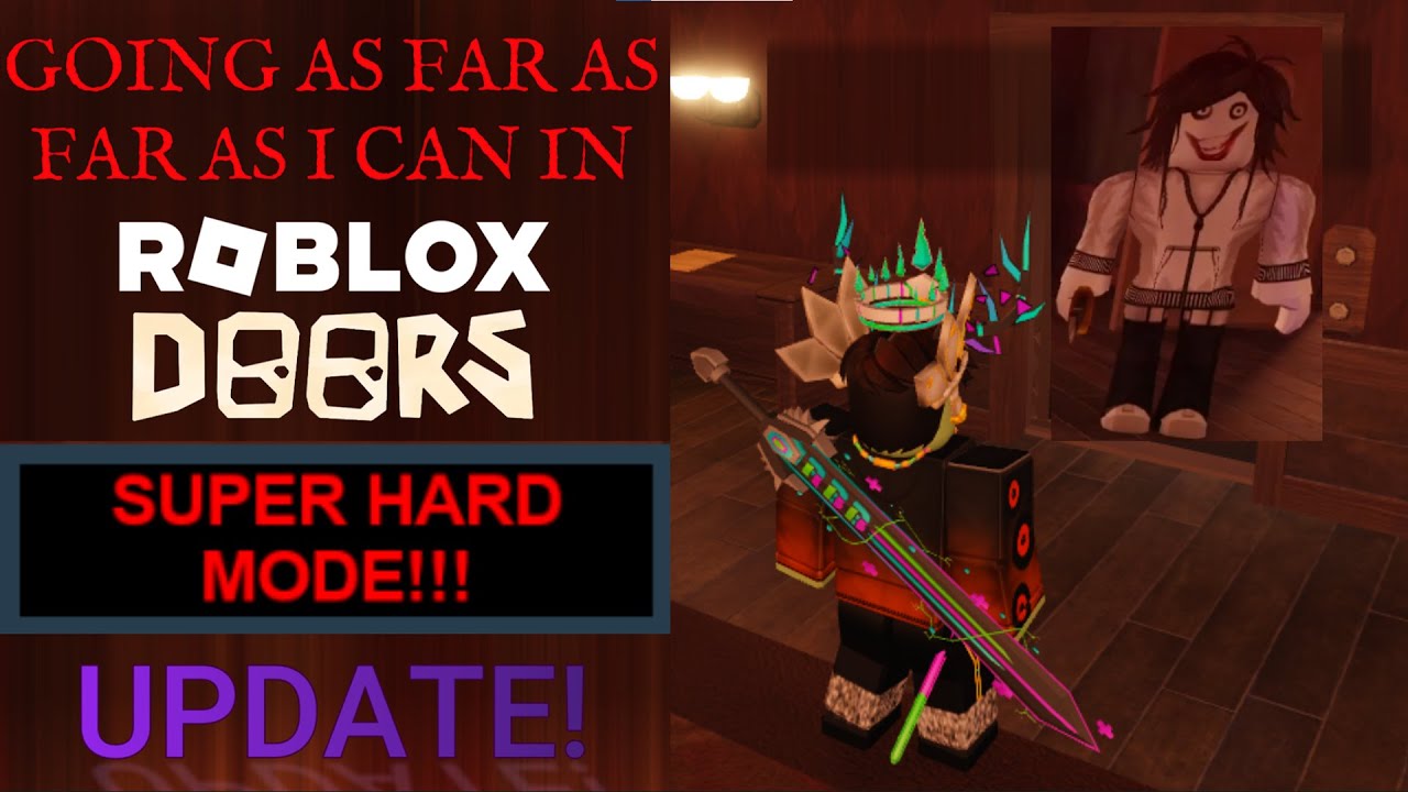 Going as Far as I can in SUPER HARD MODE (APRIL FOOLS UPDATE) in Roblox ...
