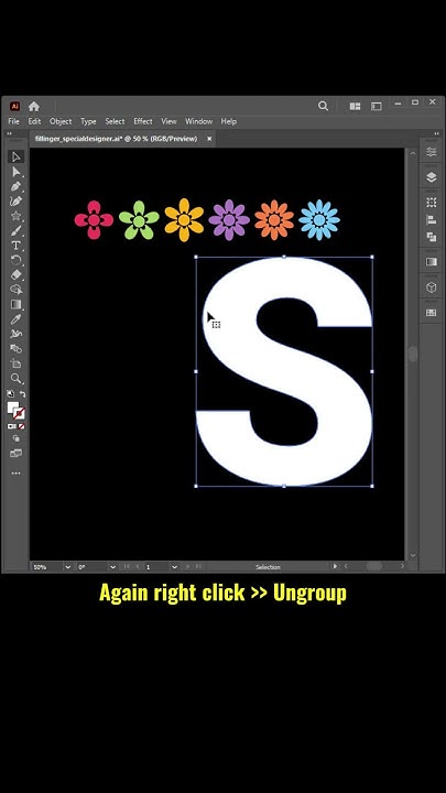 Make Random Abstract Pattern Use Fillinger Script | Special Graphics #shorts #illustrator # ...