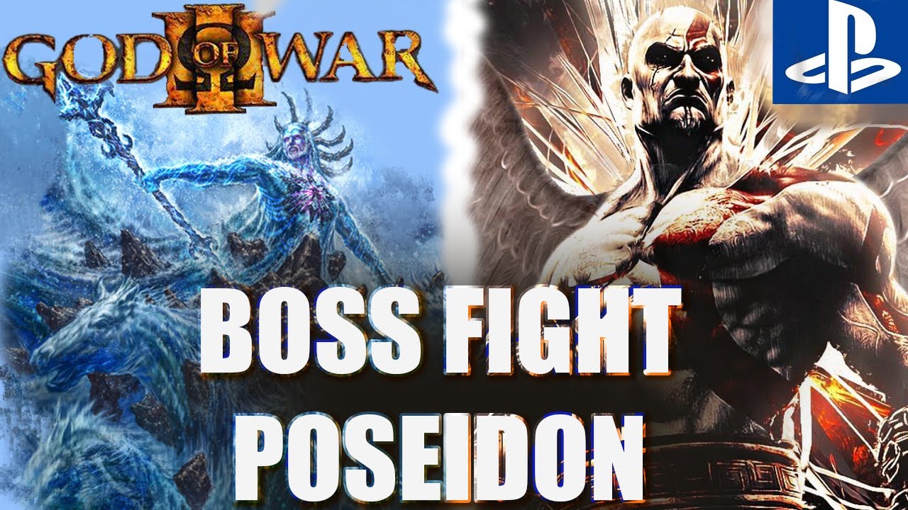 God Of War 3 || Boss Fight || Poseidon - YouTube