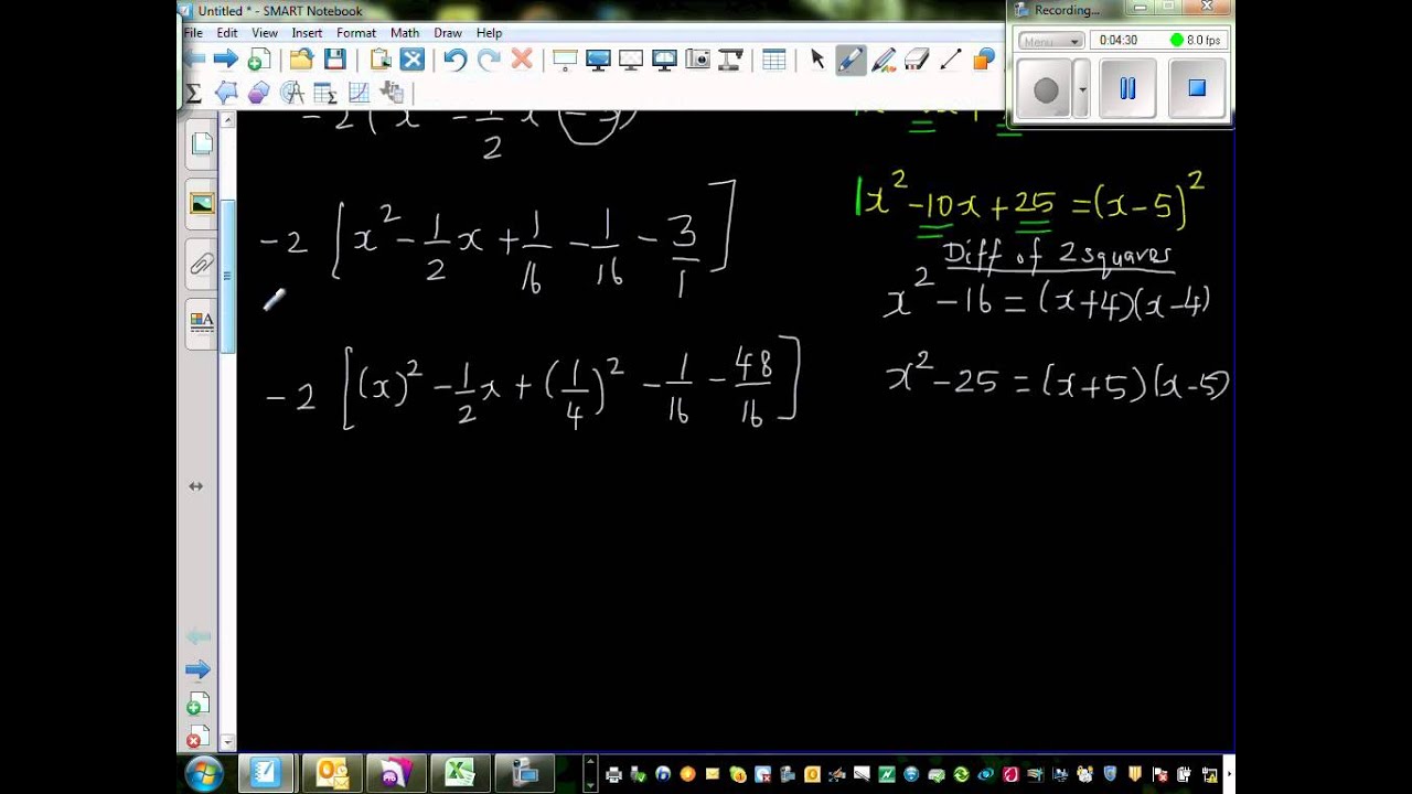 Factorising 2x 2 X 6 Using Completing The Square Method YouTube factorising-2x-2-x-6-using-completing-the-square-method-youtube